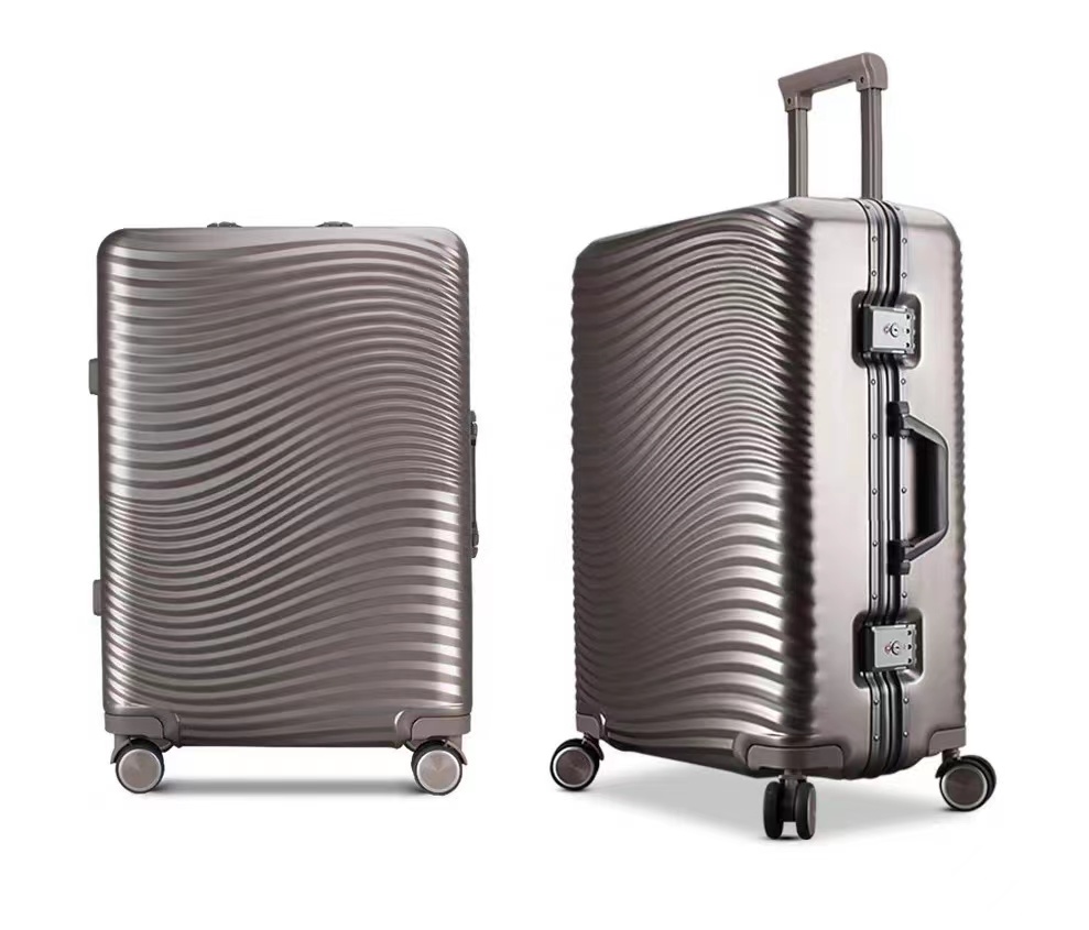 Aluminum Frame Luggage Pc Hardcase Tsa Lock Baggage 20 24 28 Inch ...