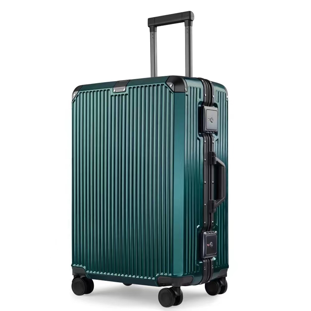 Tsa Lock Abs Pc Luggage Business Suitcase Aluminum Frame Check in ...